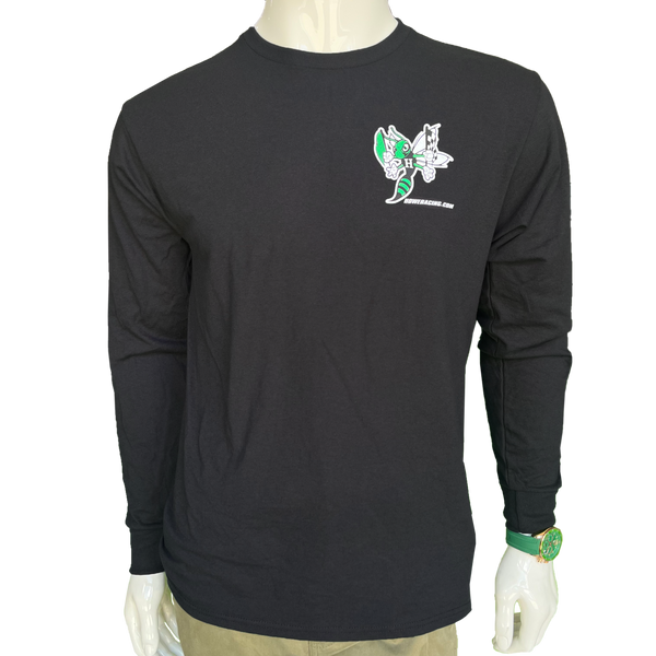 T-SHIRT - LONG SLEEVE, BLACK - Howe Racing Enterprises, Inc