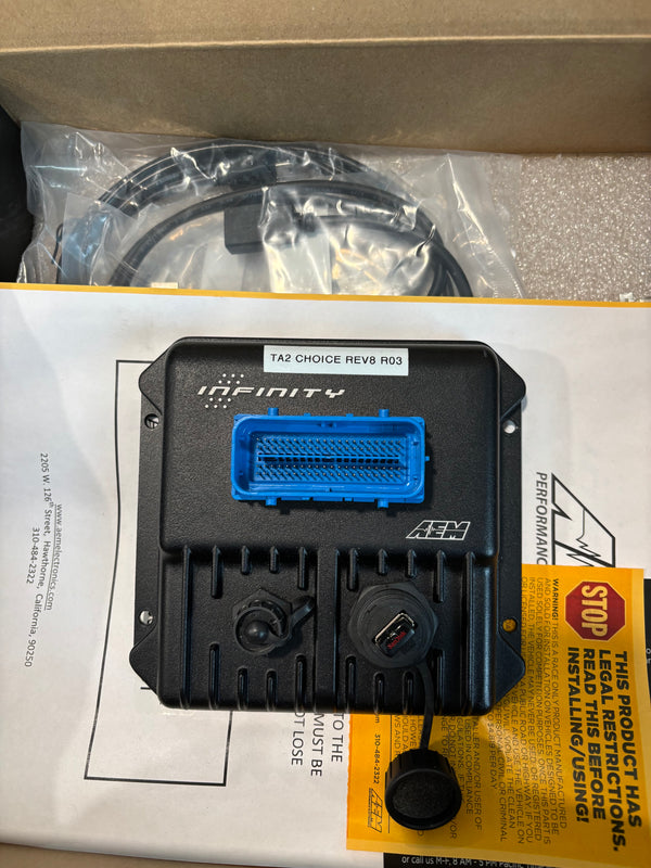 USED (NEW) AEM INFINITY 508 STAND-ALONE PROGRAMMABLE EMS, REQUIRES PLU ...