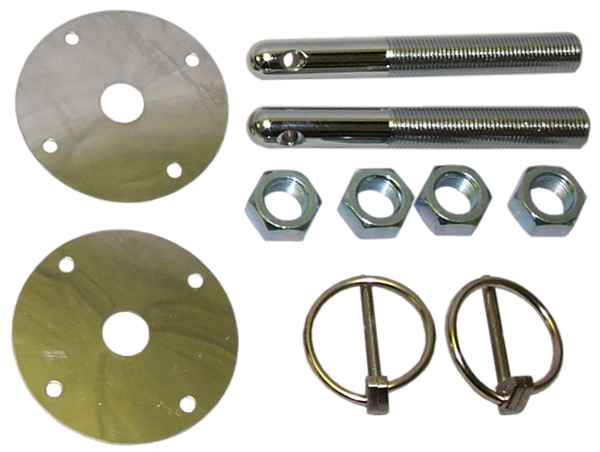HOOD PIN KIT, STEEL - 2 PINS - Howe Racing Enterprises, Inc
